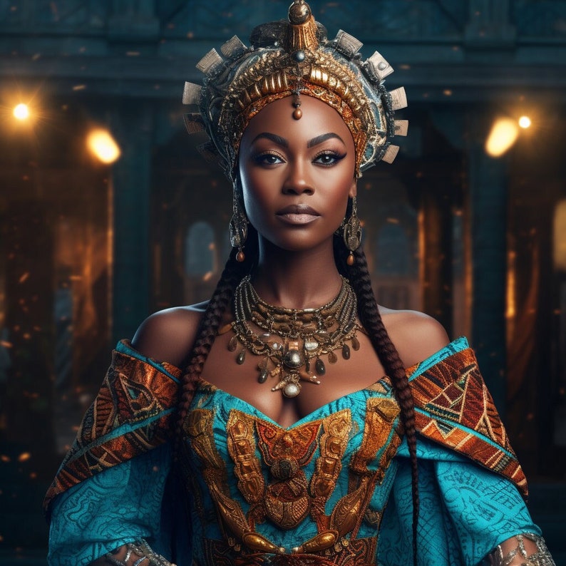 Medieval African Empress - Etsy