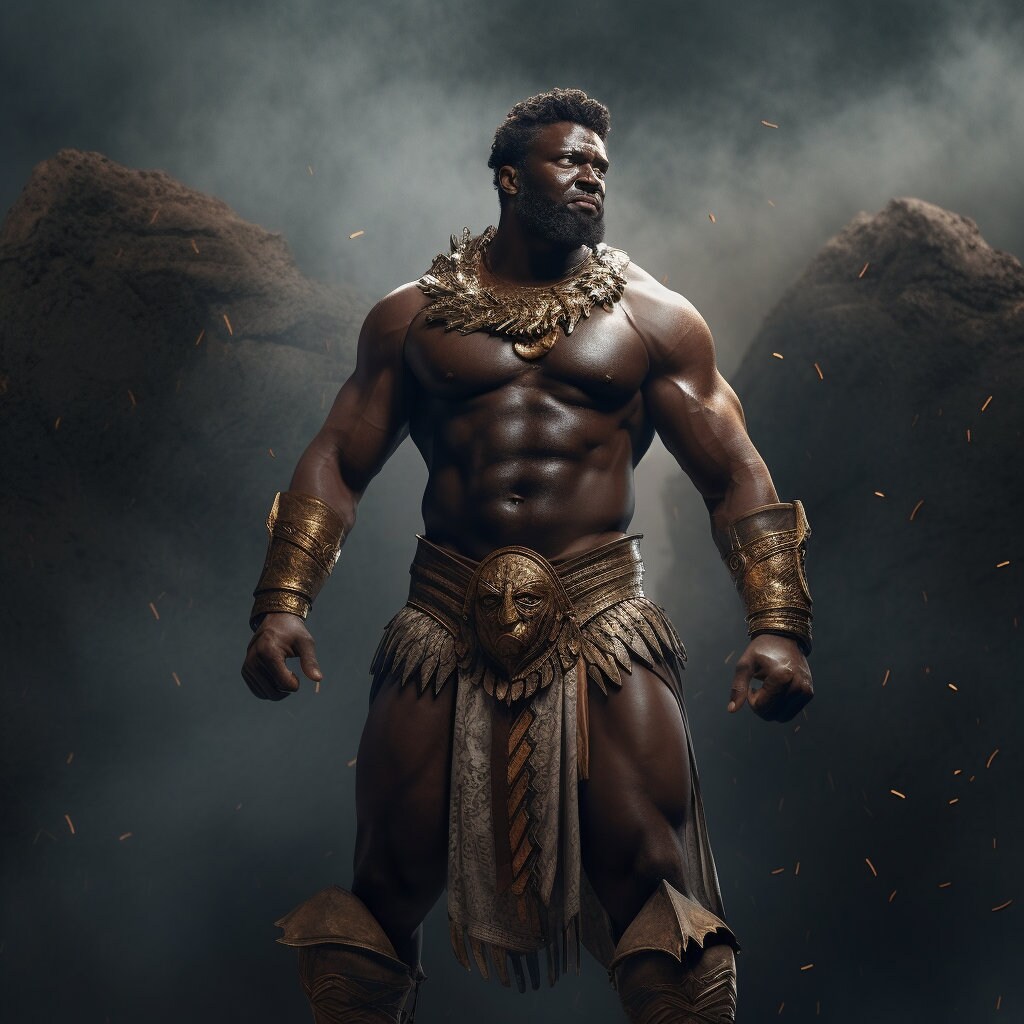 African Hercules 3 - Etsy