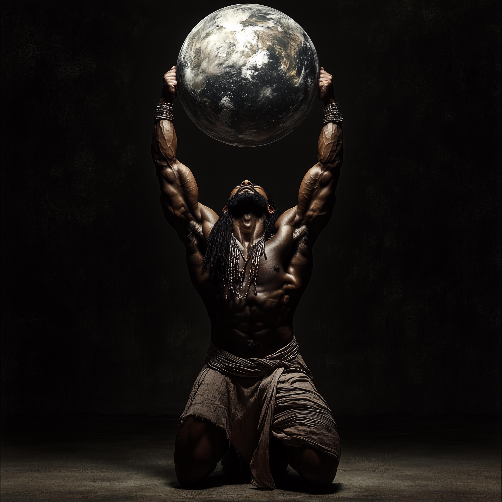 African Atlas the Titan - Etsy