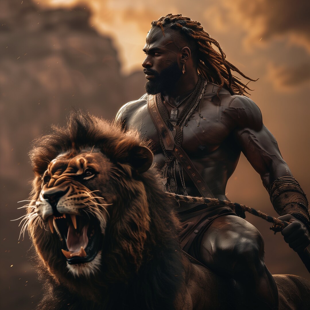 African Battle Warriors 10 (great Lion Edition) - Etsy