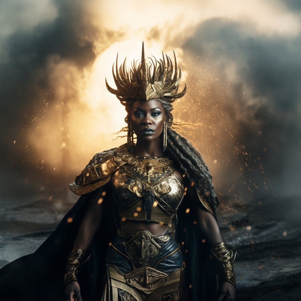 Black African Warrior Queen 8 - Etsy