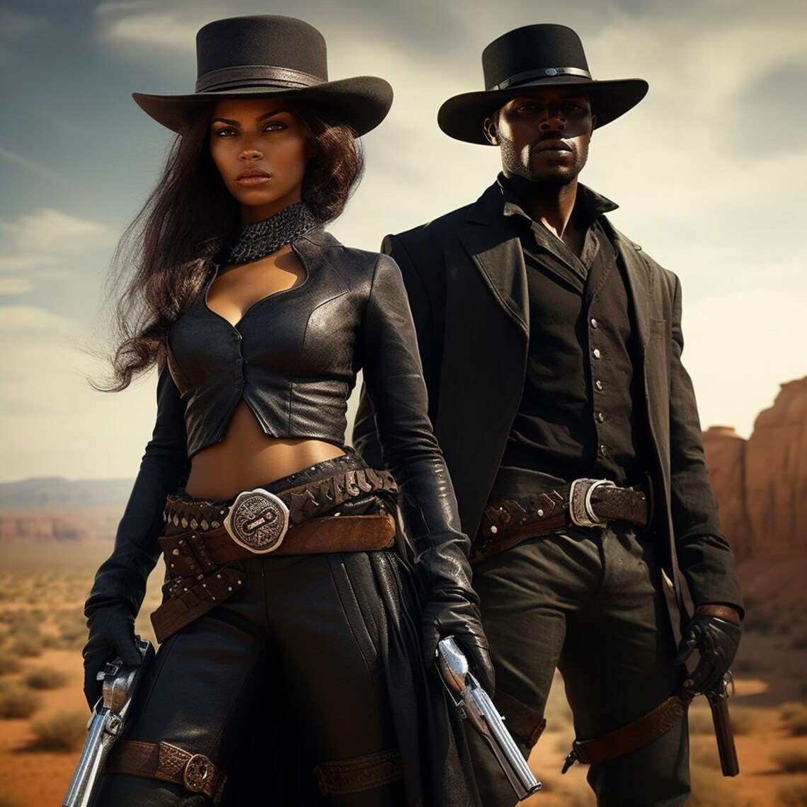 Black Cowboys and Cowgirls - Etsy