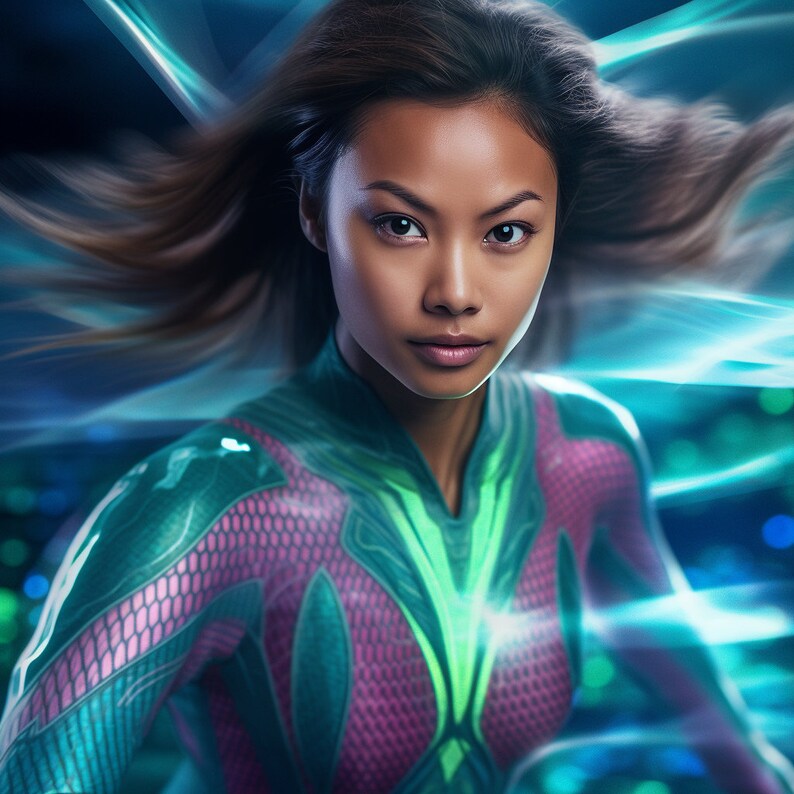 Asian Female Superhero - Etsy