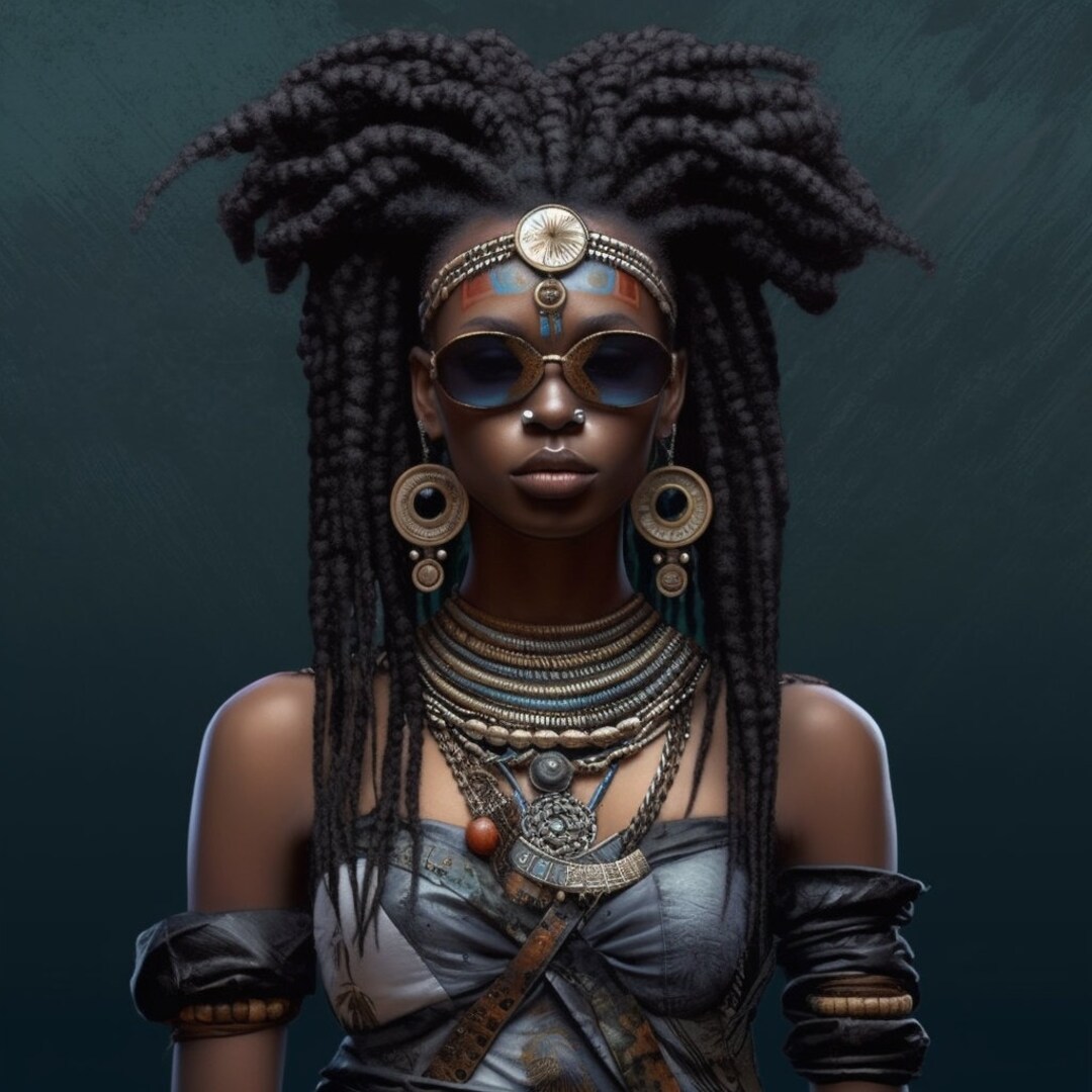 African Punk Queens V-1 - Etsy