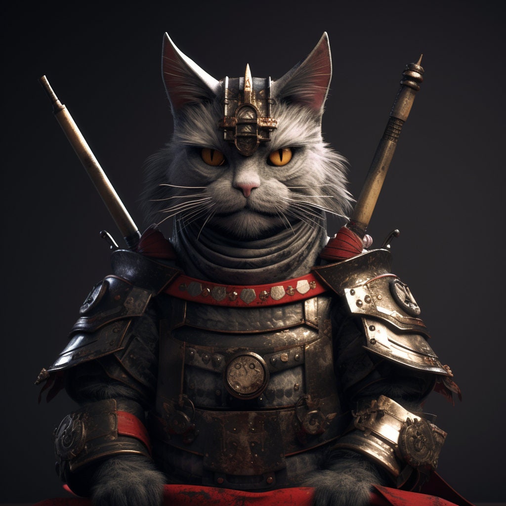 Shogun Cat - Etsy