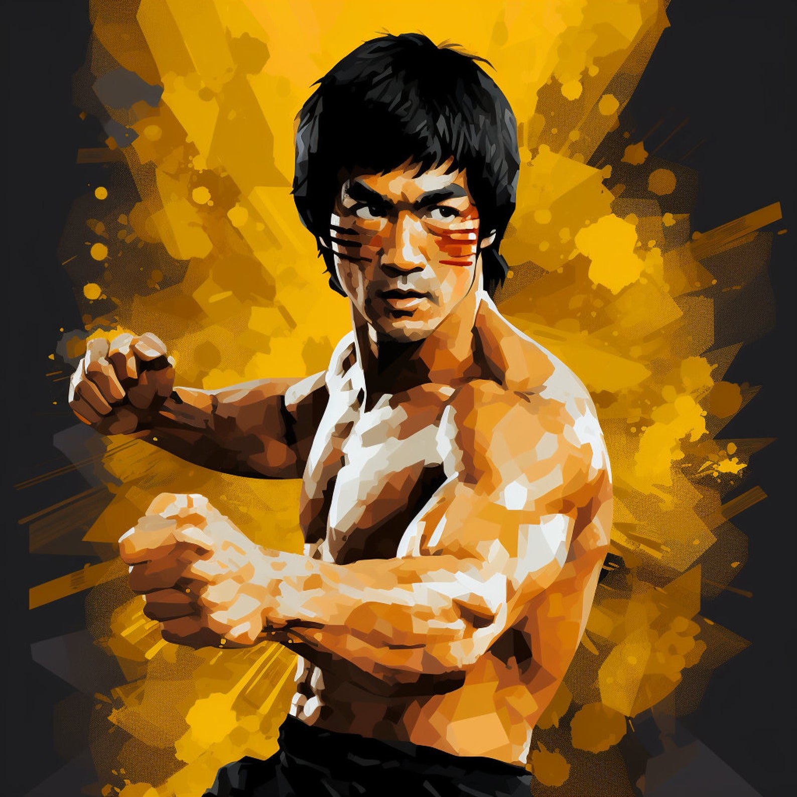 Bruce Big Pixel - Etsy