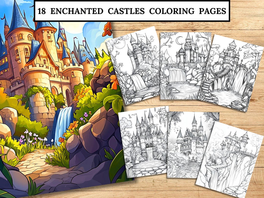 18 Enchanted Castle Coloring Pages - Printable Coloring Pages ...