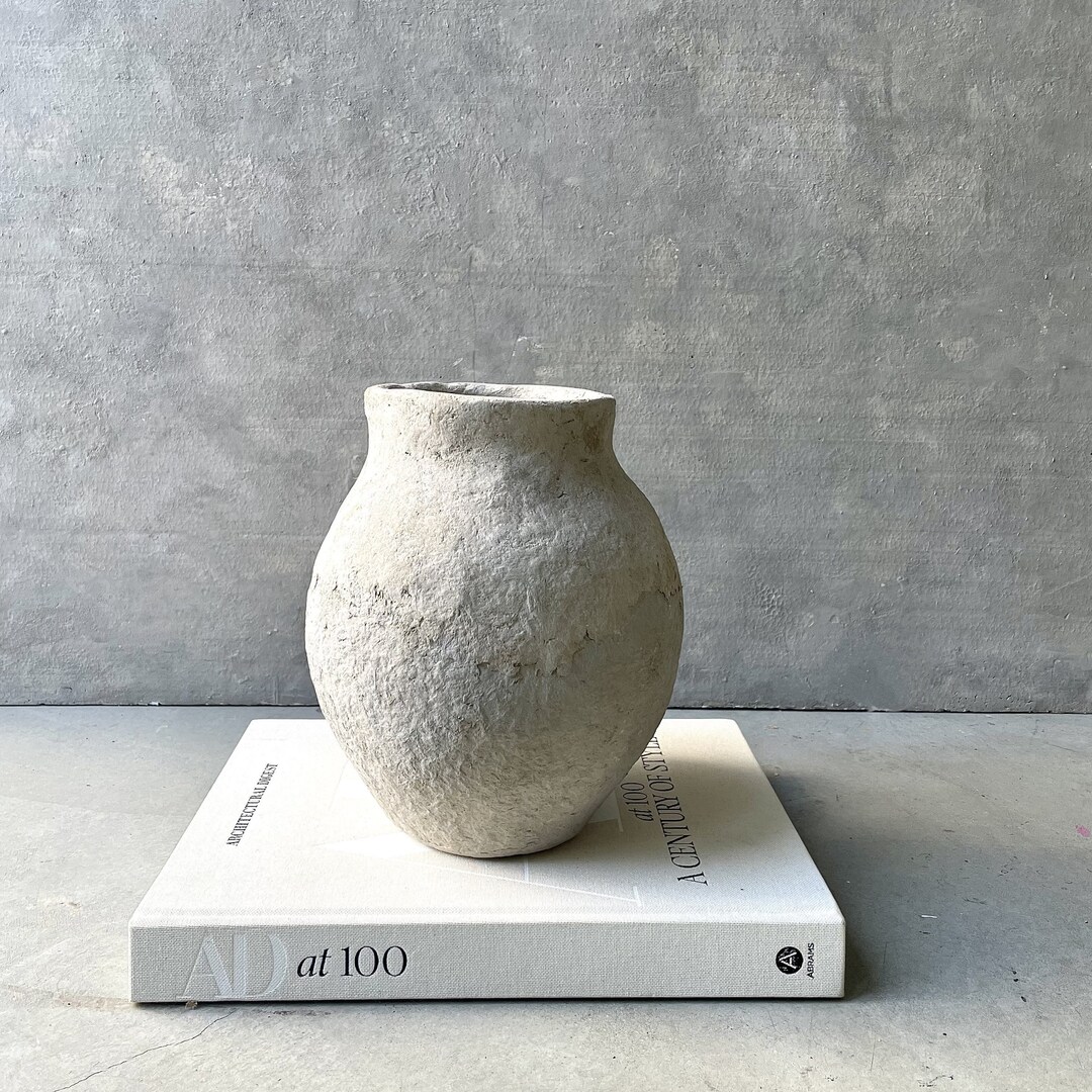 Unique Paper Machi Wabi Sabi Vase, Rustic Vase - Etsy