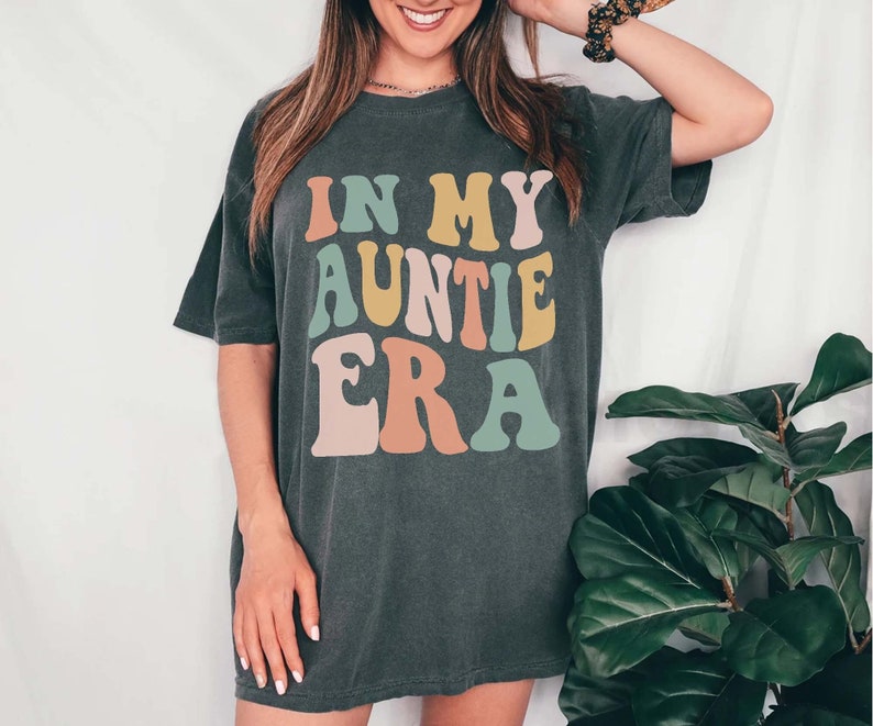 In My Auntie Era Png In My Era Png Retro Groovy Auntie Png Etsy