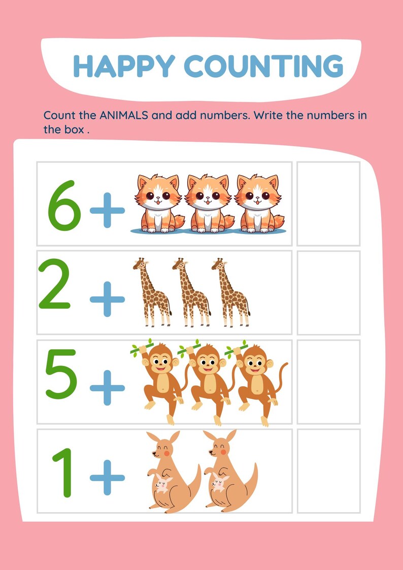 Pintable Children Worksheet Activity - Etsy Australia