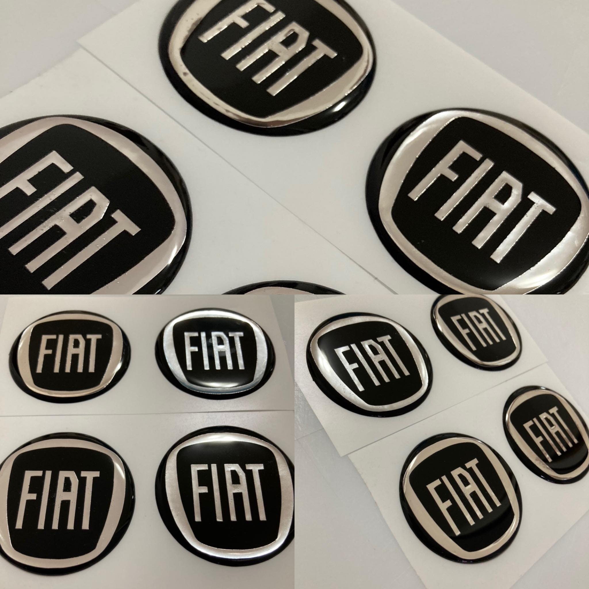 3D Fiat Emblems Resin Stickers for Cars Measures 50 Mm 55 Mm - Etsy