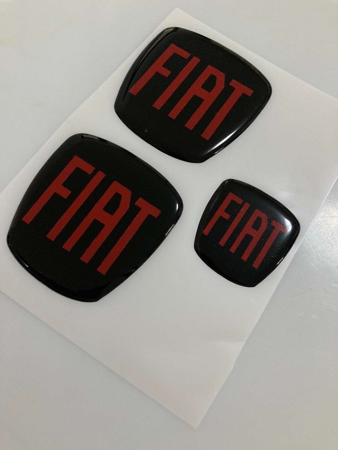 3D Sticker Badges Fiat Punto Evo Grande Punto Panda Bravo 500 L Front ...