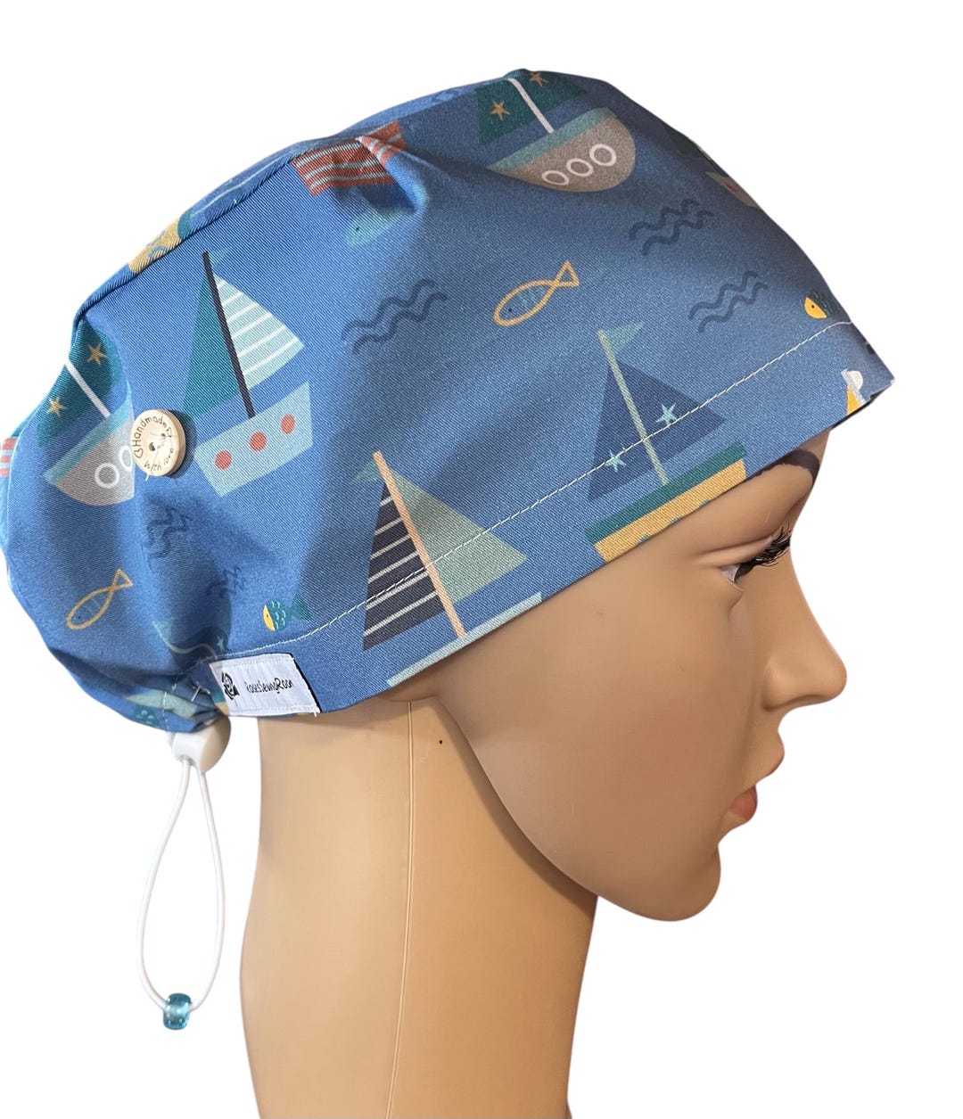 Sail Boat Scrub Cap - Scrub Cap for Women, Men. Surgical Cap, Theatre ...