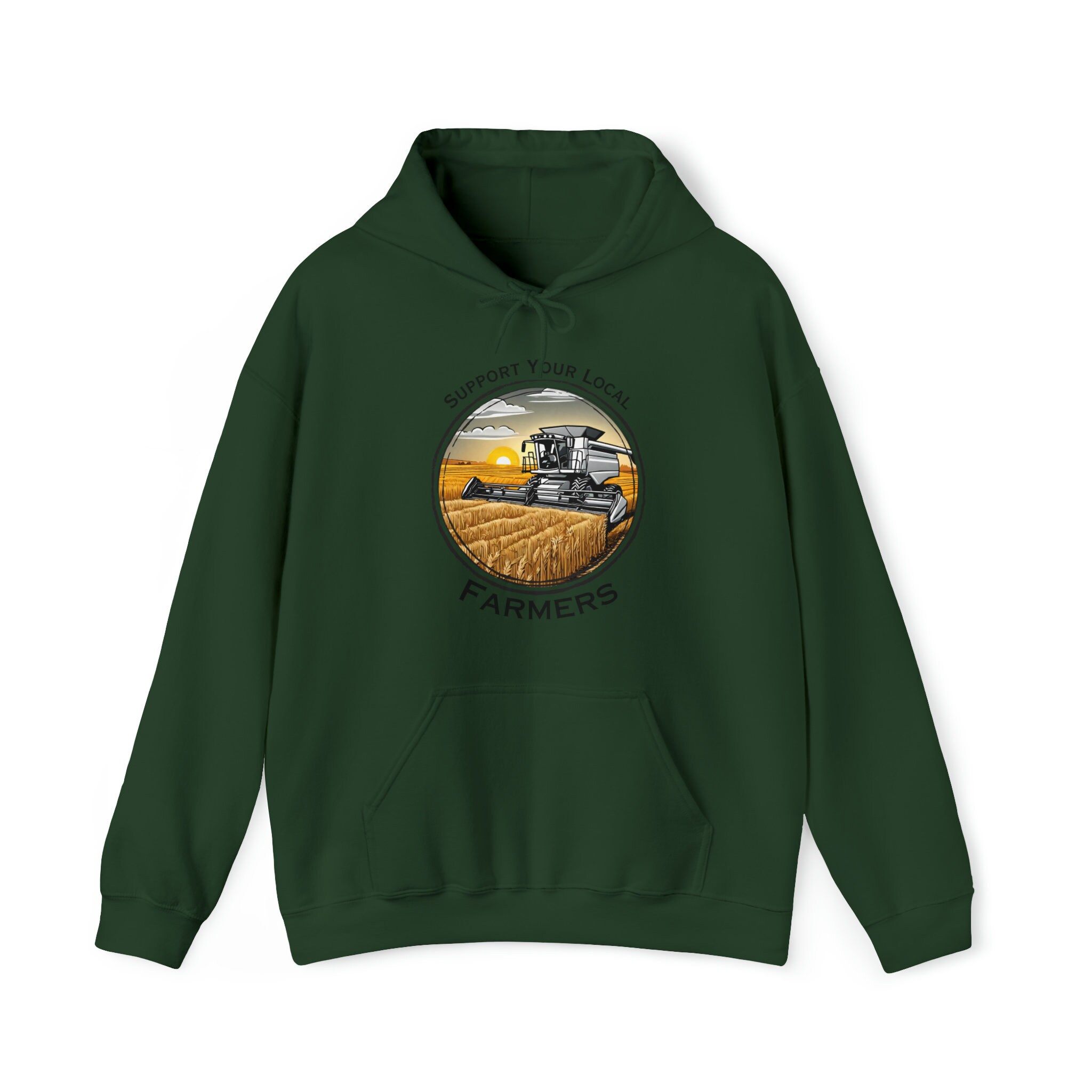 Support Your Local Farmers Hoodie, Farm Hoodie, Combine Hoodie, Unisex ...