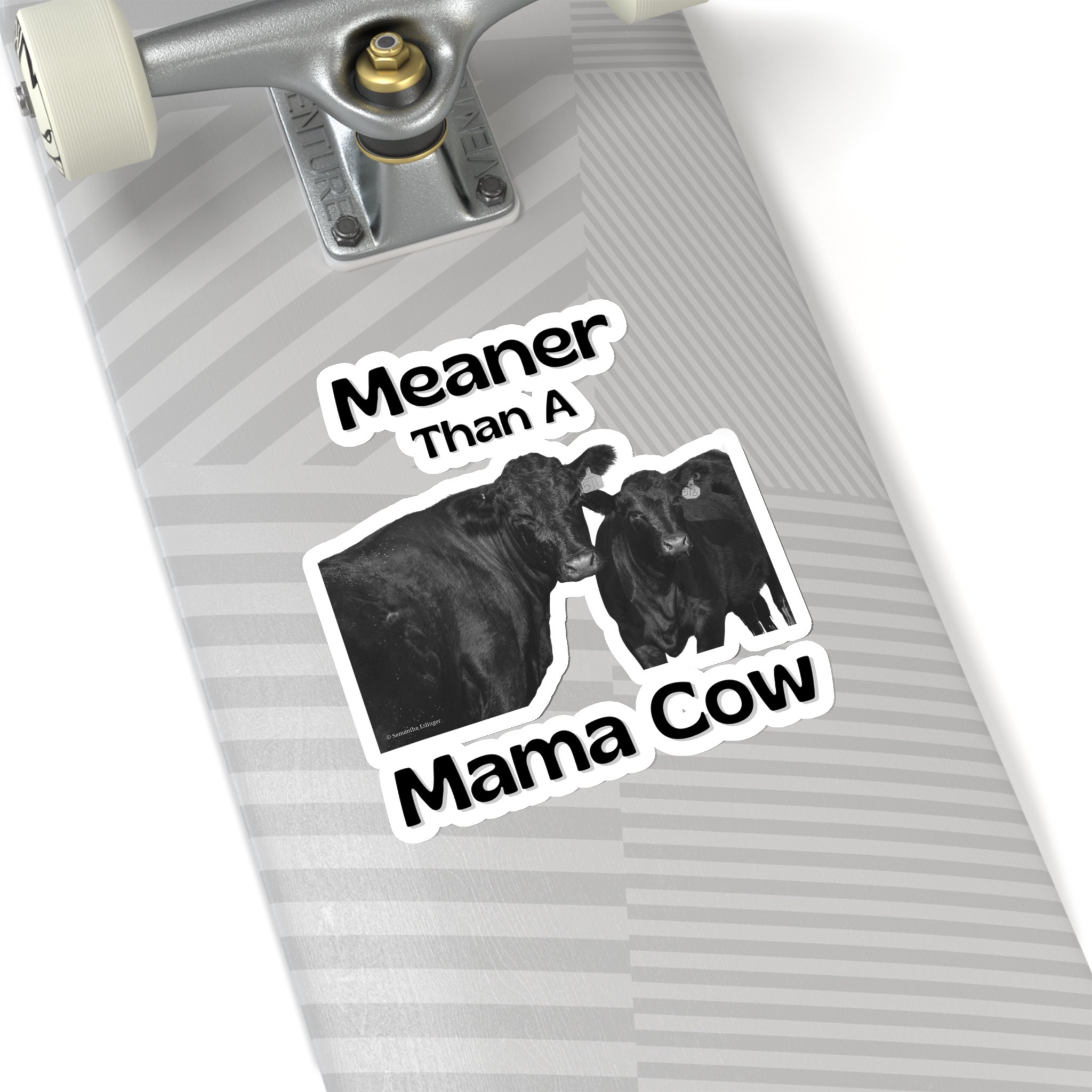 Mama Cow Sticker, Angus Cow Sticker, Kiss-cut Stickers - Etsy