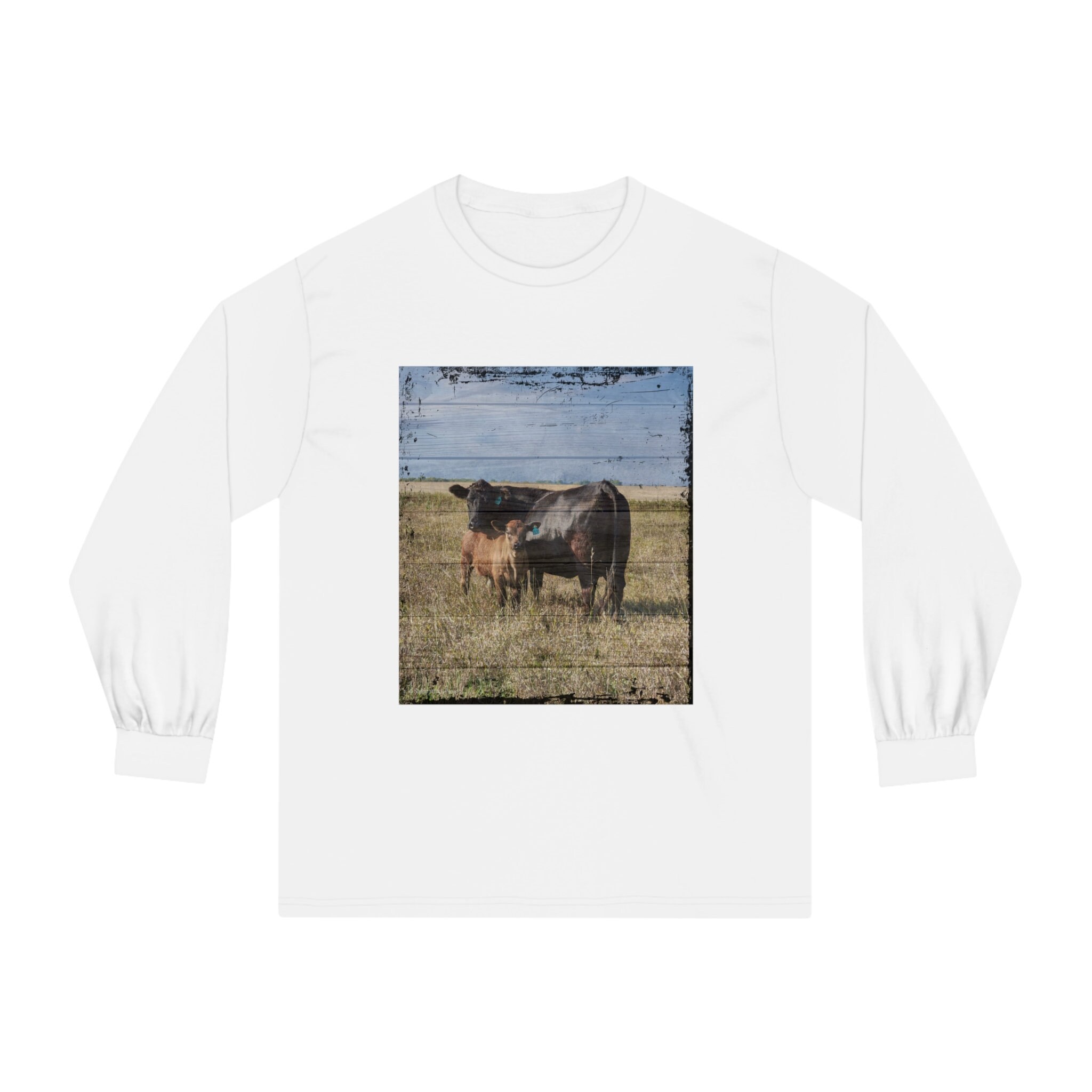 Black Angus Cow and Calf Unisex Classic Long Sleeve T-shirt - Etsy