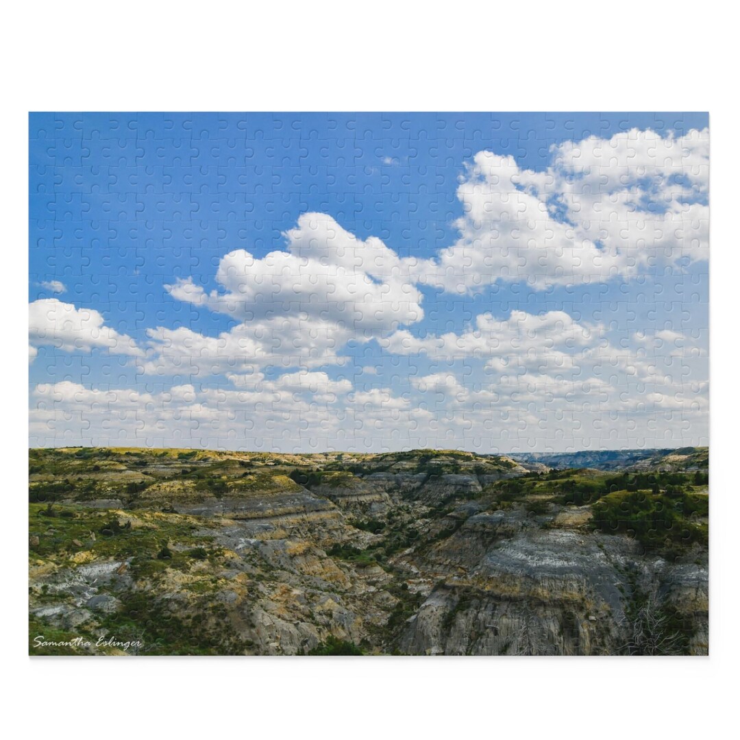 Badlands Puzzle, North Dakota Badlands Puzzle, Theodore Roosevelt ...