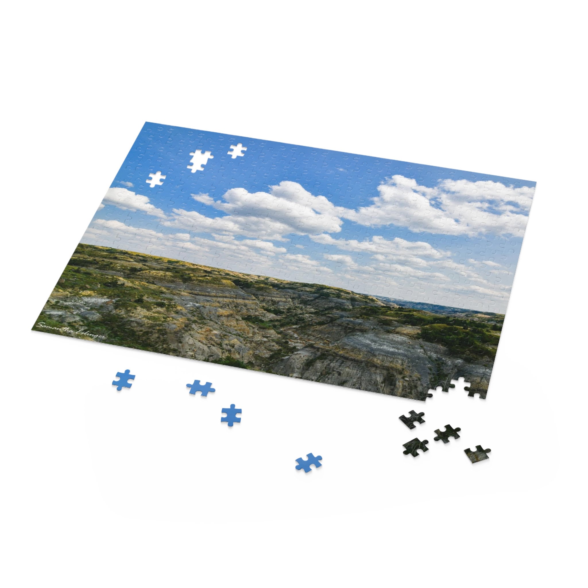 Badlands Puzzle, North Dakota Badlands Puzzle, Theodore Roosevelt ...