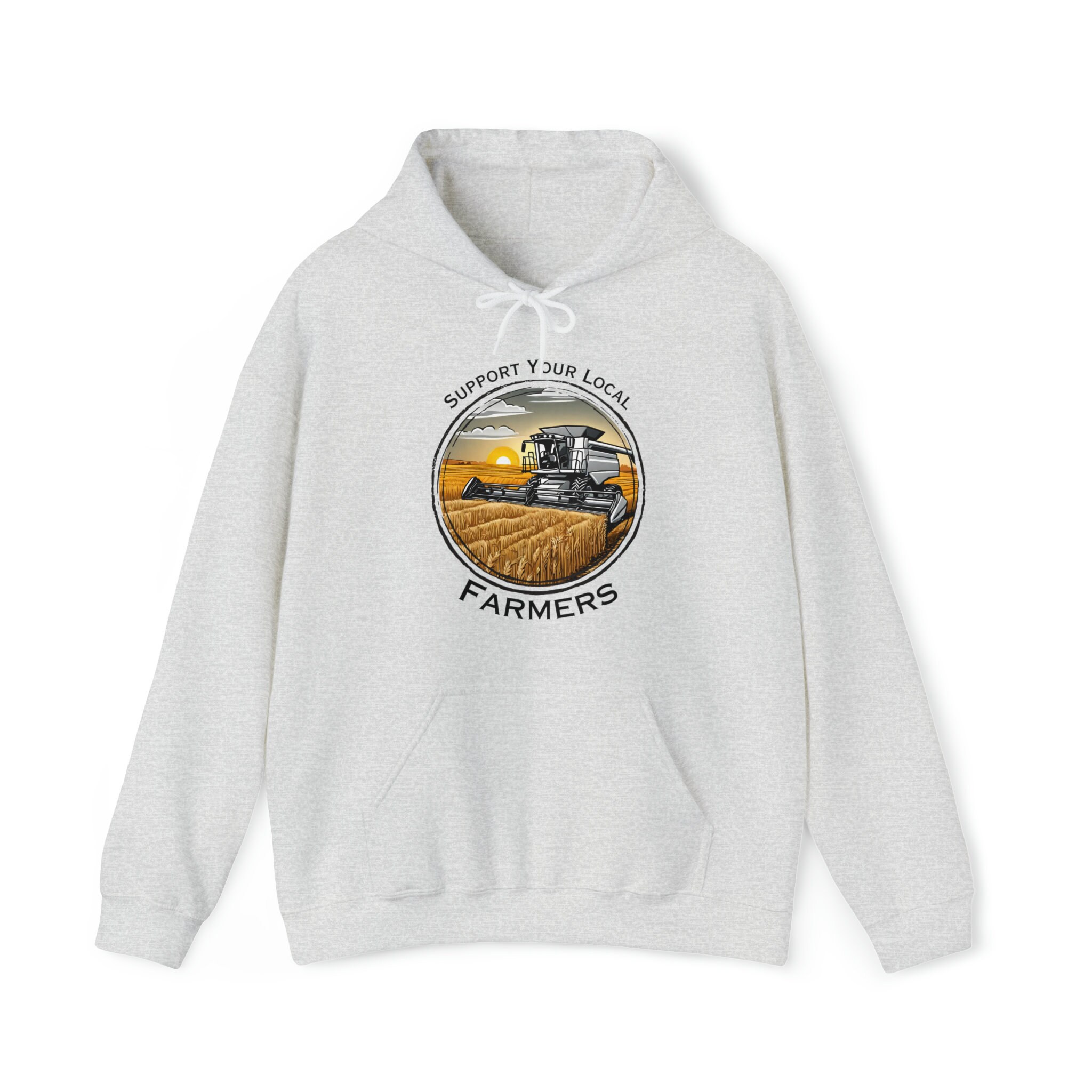 Support Your Local Farmers Hoodie, Farm Hoodie, Combine Hoodie, Unisex ...