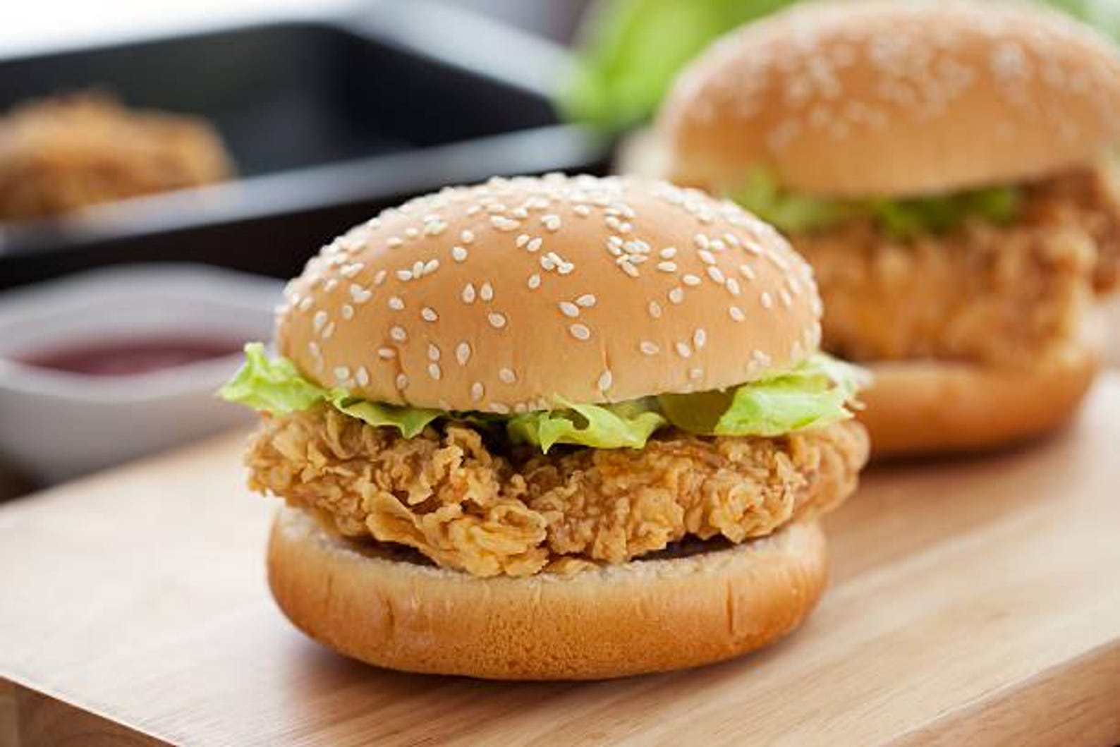 Chicken & Beef Burger - Etsy