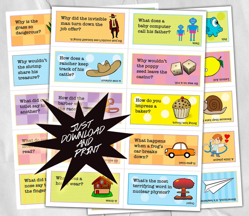 Lunch Box Notes for Kids Jokes to Print Lunchbox Jokes Tor Kids Mom ...