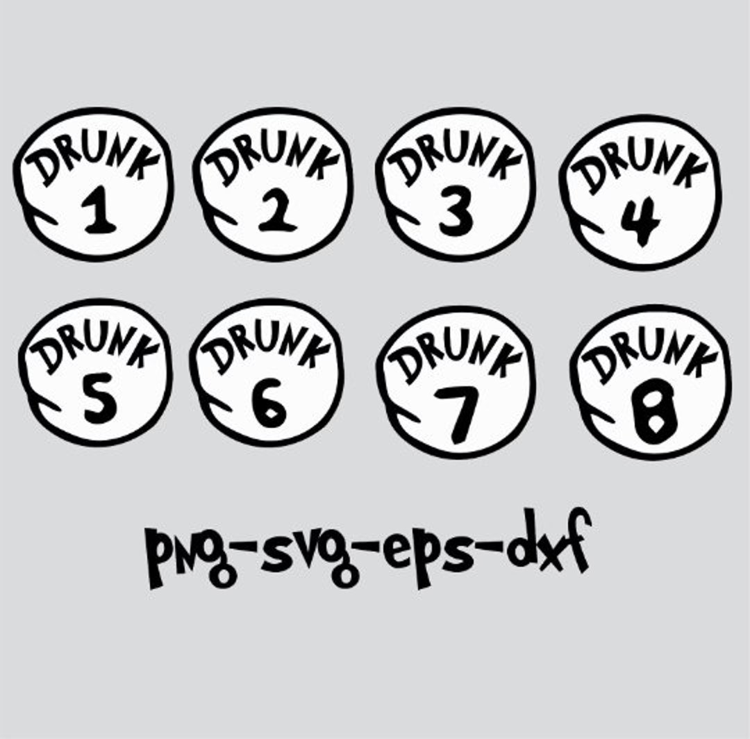 Drunk 1 Svg, Drunk 2 Svg, St. Patricks Day Svg, Thing 1, Thing 2. Svg ...