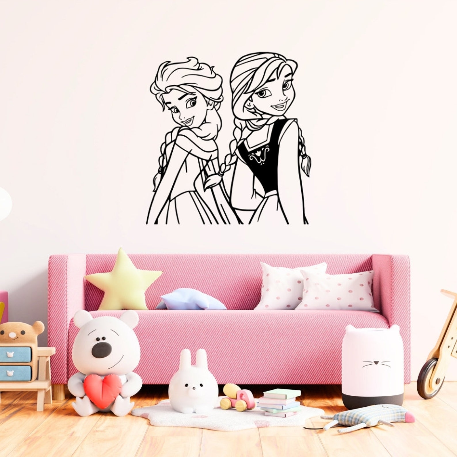 Elsa and Anna Svg, Frozen Sisters Svg, Elsa & Anna Cut Files, Olaf Svg ...