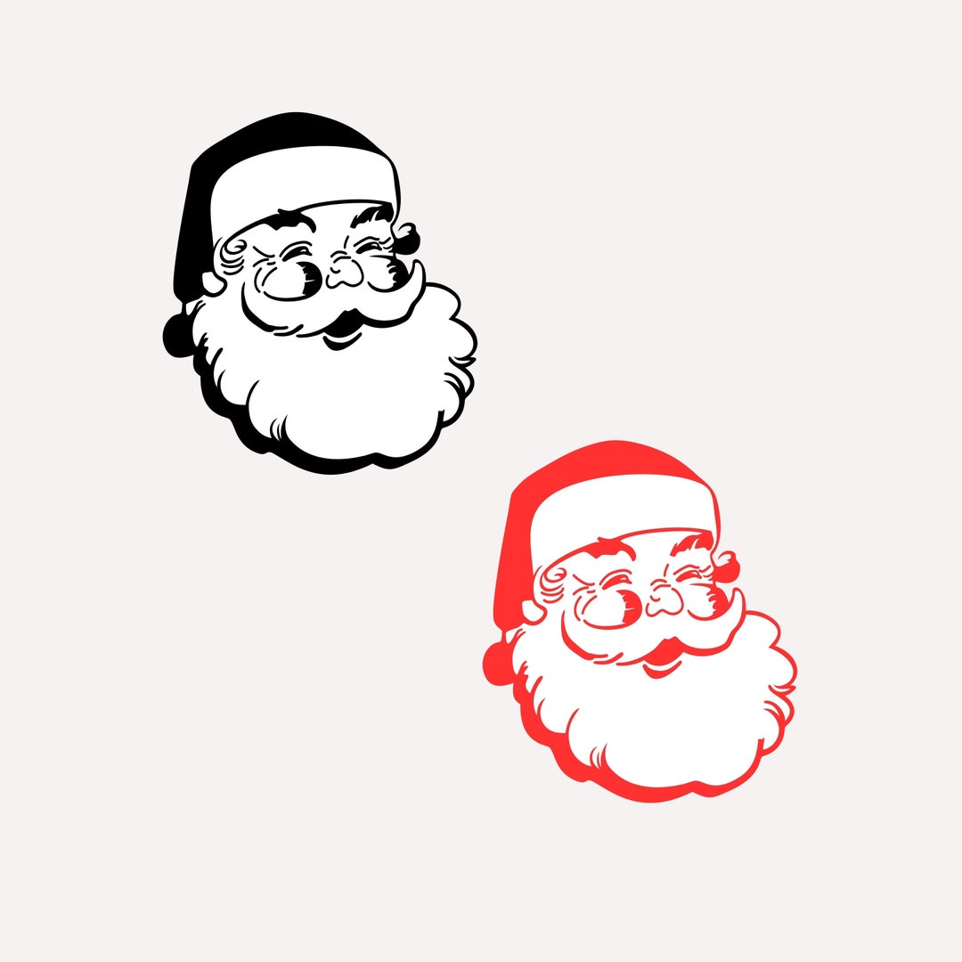 Santa Svg , Christmas Svg, Father Christmas Svg, Instant Download ...