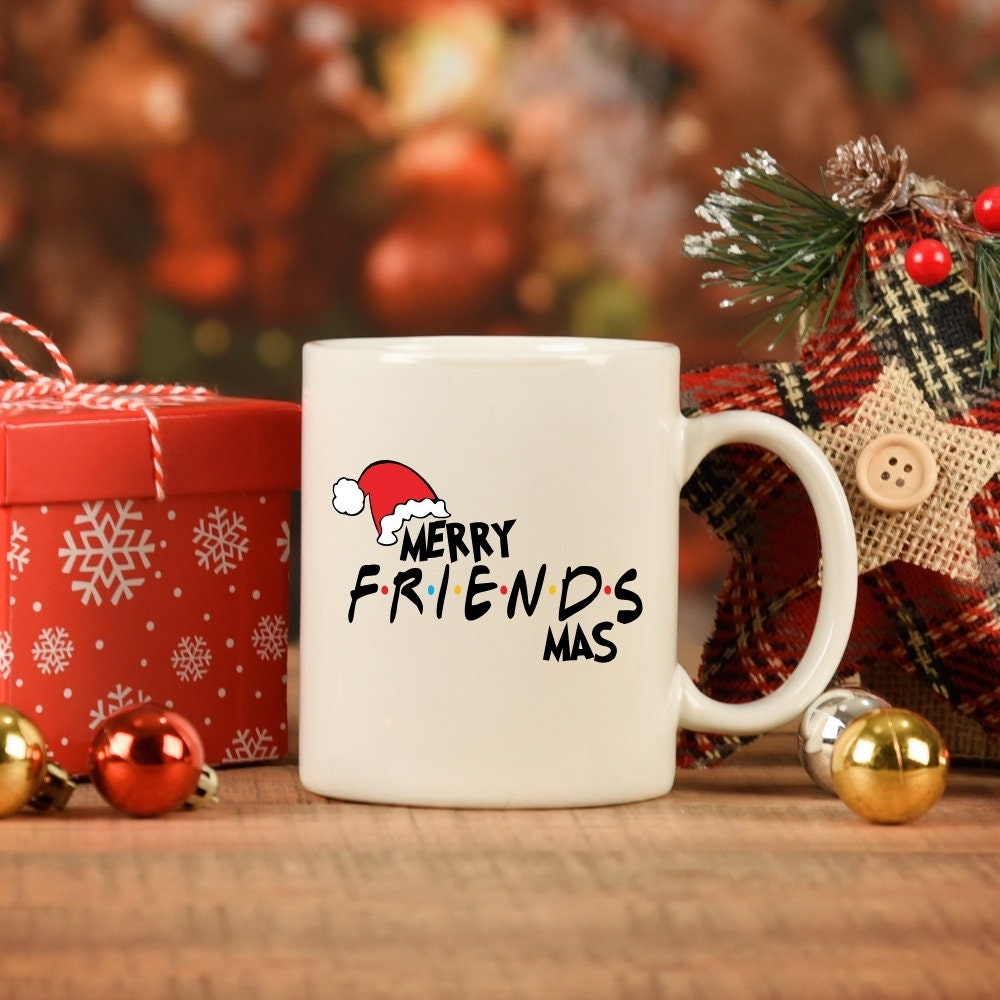Merry Friendsmas Svg Png, Christmas for Friends Svg, Funny Christmas ...