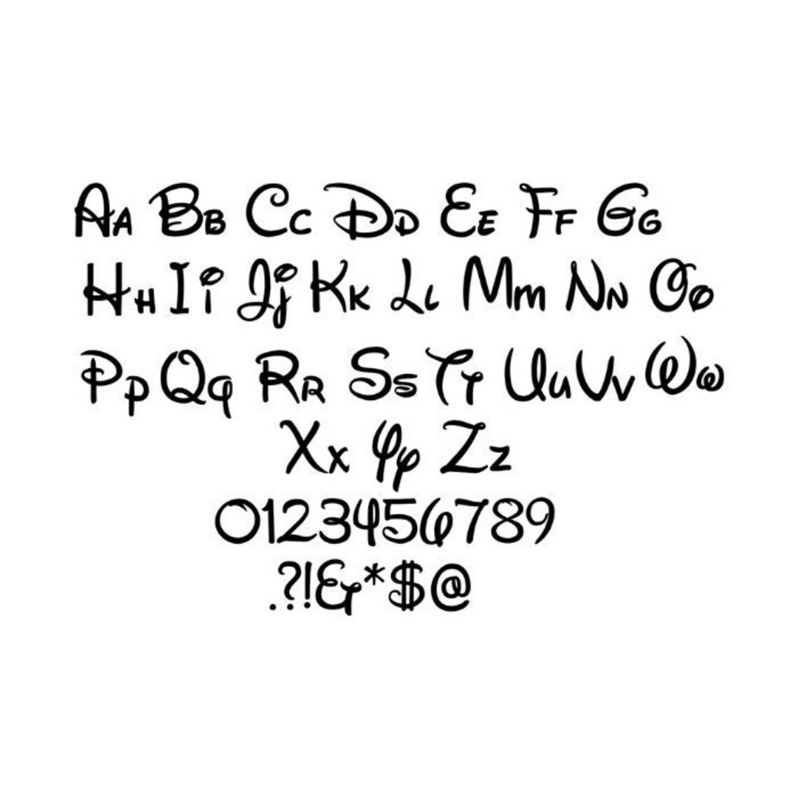 Mouse Alphabet SVG Mouse Font SVG Letters SVG Customize - Etsy