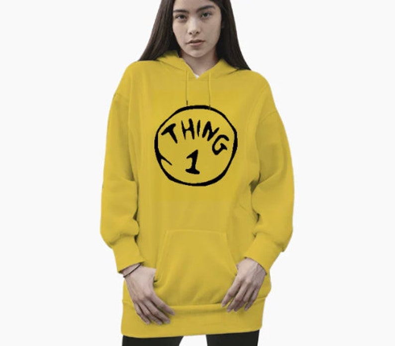 Thing 1 & Thing 2 Layered SVG Easy Iron on Costume With Printer Use ...