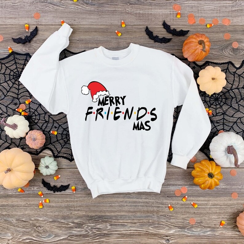 Merry Friendsmas Svg Png, Christmas for Friends Svg, Funny Christmas ...