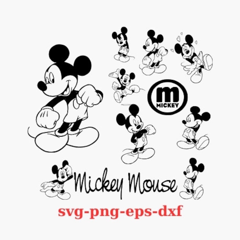 Micky Maus SVG Bundle, Geschichtete Kopf svg, Geburtstag tshirt svg, Mickey SVG, Tumbler Mug svg ...