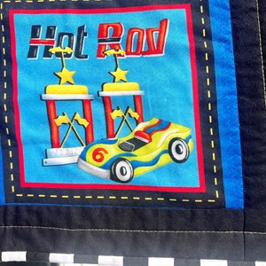 Race Car Quilt - Etsy