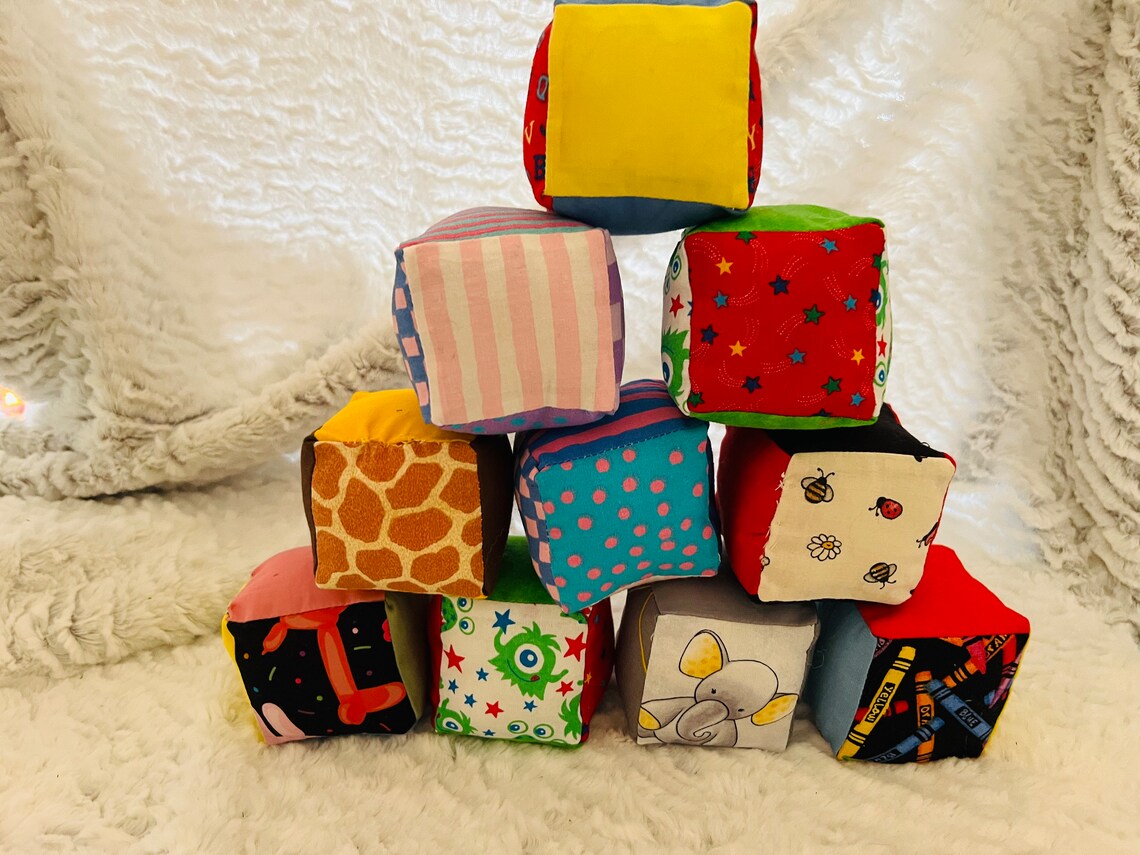 Soft Toy Blocks - Set of 10 - Etsy
