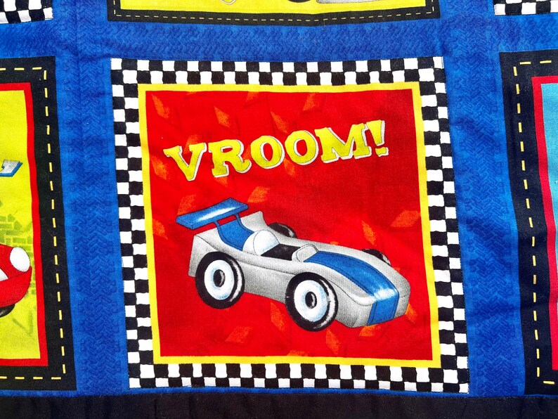 Race Car Quilt - Etsy