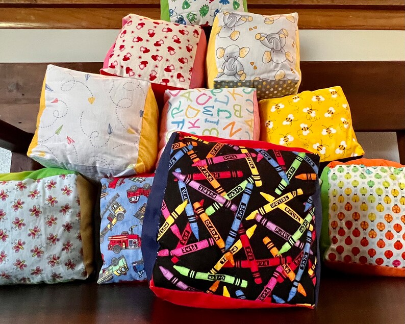Large Soft Toy Blocks - Set of 11 - Etsy