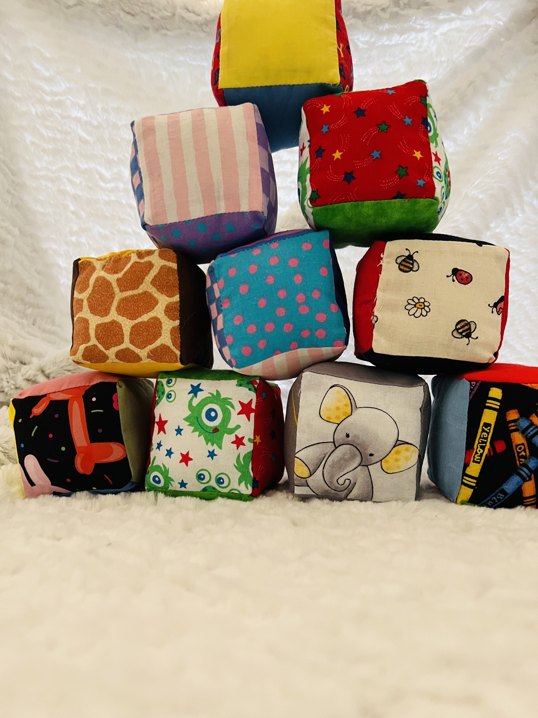 Soft Toy Blocks - Set of 10 - Etsy