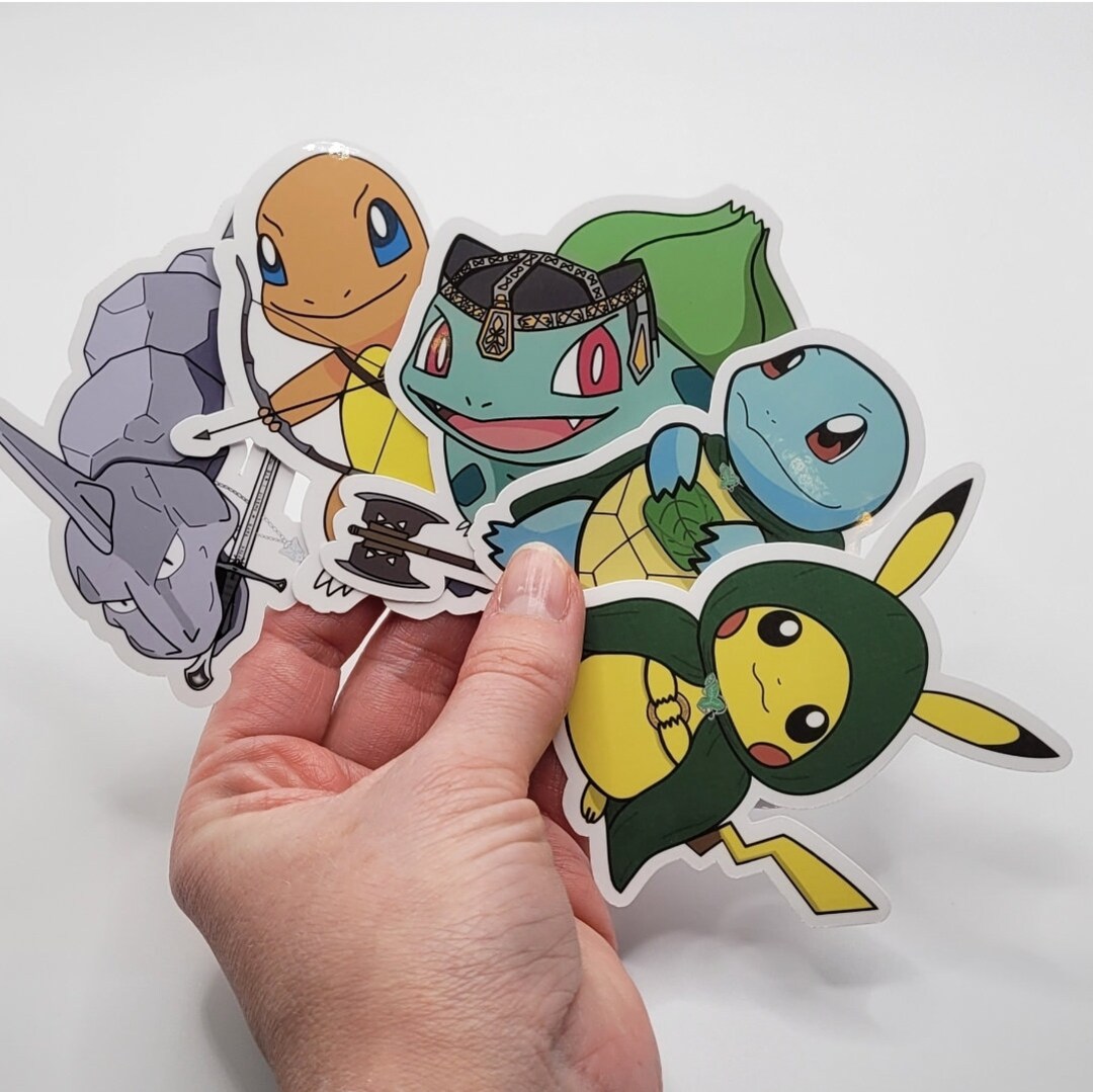 Lord of the Rings Pokemon Cosplay Sticker Bundle - Etsy