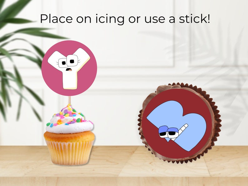 Alphabet Lore Cupcake Toppers Alphabet Lore Birthday - Etsy Singapore