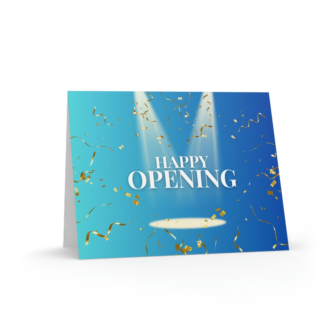 Broadway Themed happy Opening Night Card Fun & - Etsy