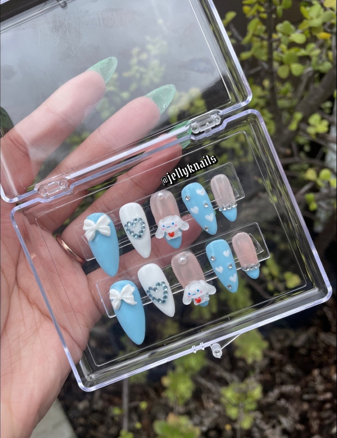 Cinnamon Roll Nails - Etsy