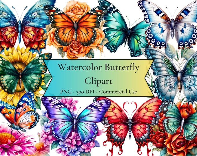 Butterfly Clipart, Butterfly Png, Butterfly Clip Art, Cute Spring ...
