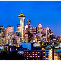 Seattle Bright Sunrise - Etsy