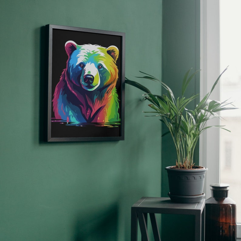 Colorful Bear PNG - Multi-colored Bear SVG - Sublimation - Dtf Design ...