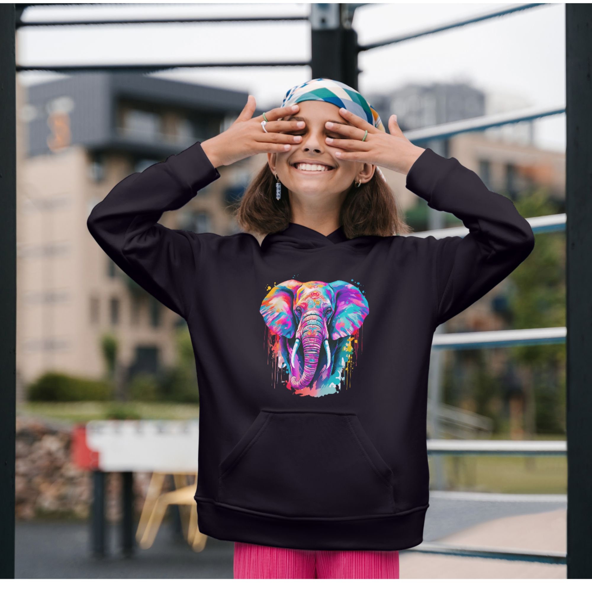 Colorful Elephant PNG - Rainbow Elephant SVG - Sublimation for Tshirt ...