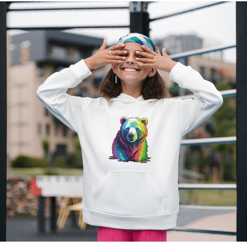 Colorful Bear PNG - Multi-colored Bear SVG - Sublimation - Dtf Design ...