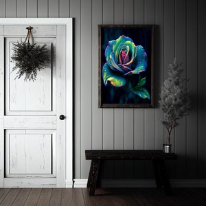 Beautiful Multi-color Rose - Digital Download - Stunning, Vibrant ...