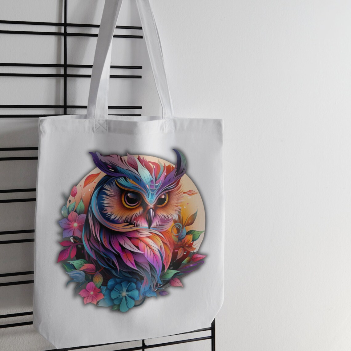 Colorful Owl PNG - Multi-colored Owl SVG - Sublimation - Dtf Design ...