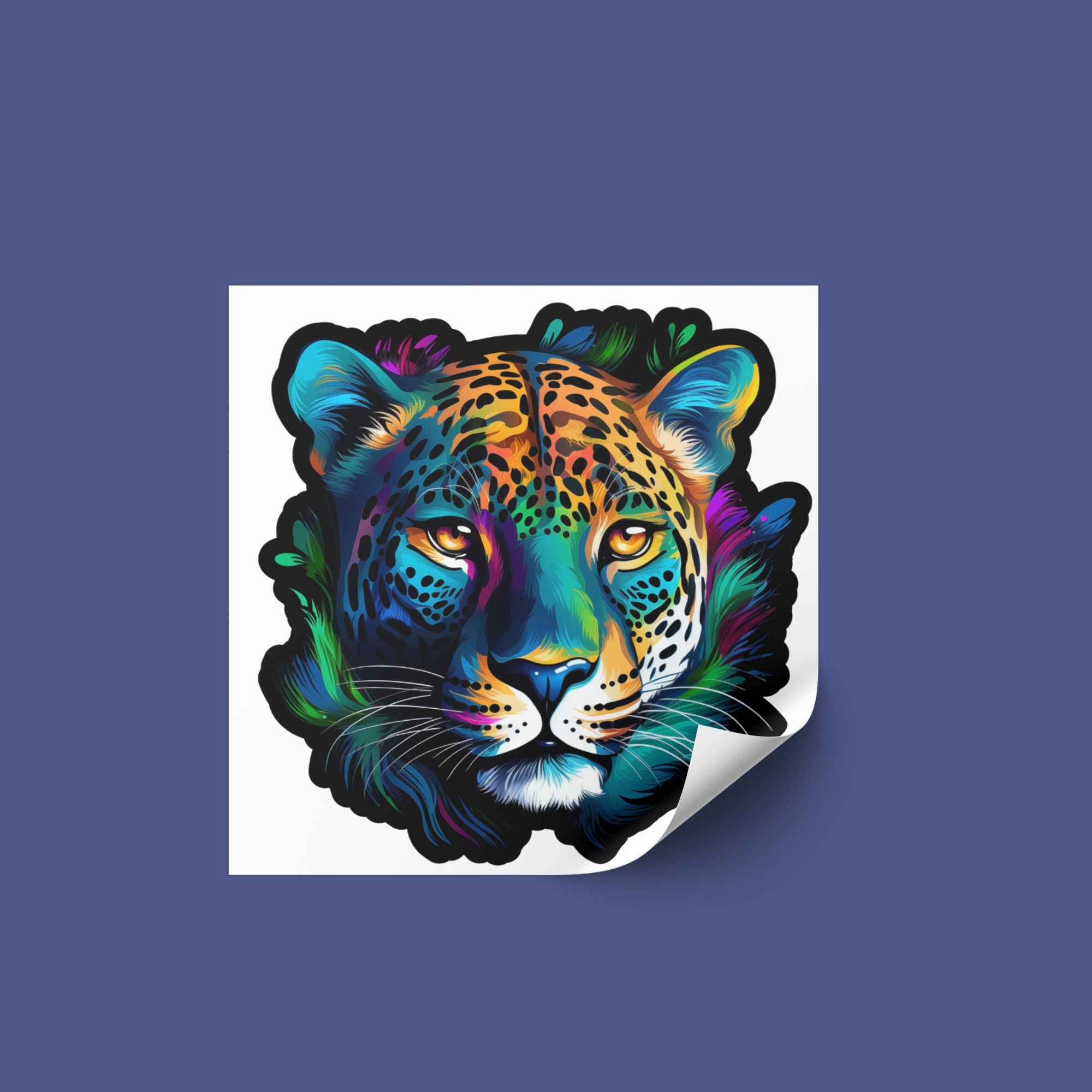 Colorful Jaguar PNG Multi-colored Jaguar SVG Sublimation Beautiful ...